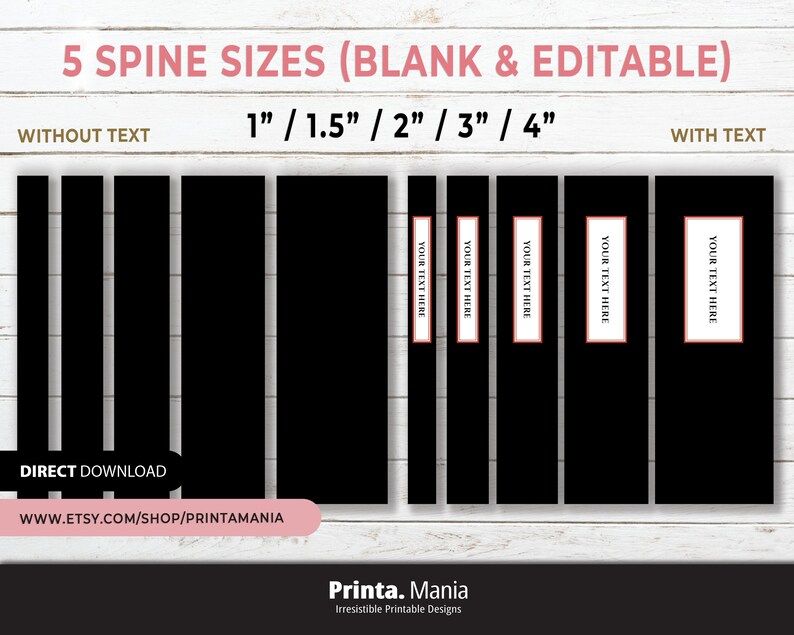 Halloween Witch Printable Binder Editable Cover & Spines 3 Sizes, 5 ...