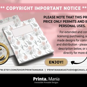 Personalized Binder Covers & Spines Printable | Editable Covers ...