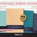 Personalized Binder Covers & Spines Printable | Editable Covers+spines ...