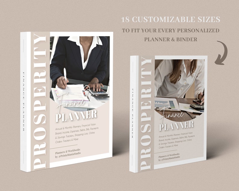 Finance Planner Printable Bundle 70+ Planner Inserts 18 SIZES, Goals ...