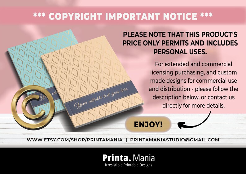 Personalized Binder Covers & Spines Printable | Editable Covers+spines ...