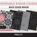 Personalized Binder Covers & Spines Printable | Editable Covers+spines ...