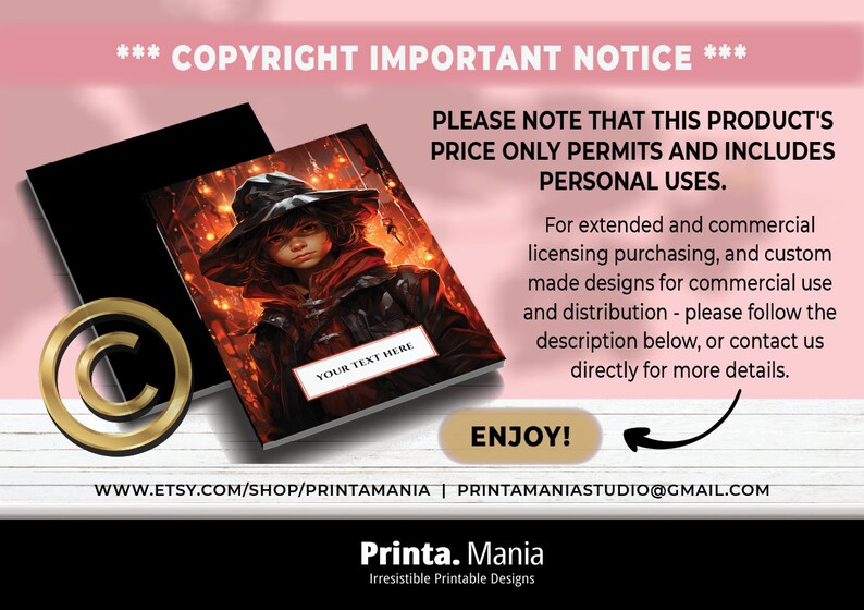 Halloween Witch Printable Binder Editable Cover & Spines 3 Sizes, 5 ...