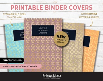 Printable Landscape Binder Cover Set Binder Covers Binder - Etsy