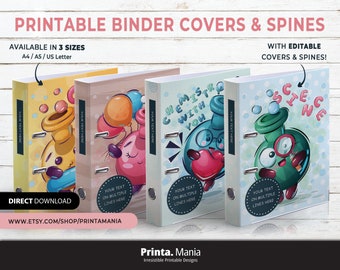 Desert Tribal Binder Covers Spines and Tags Editable Binder - Etsy