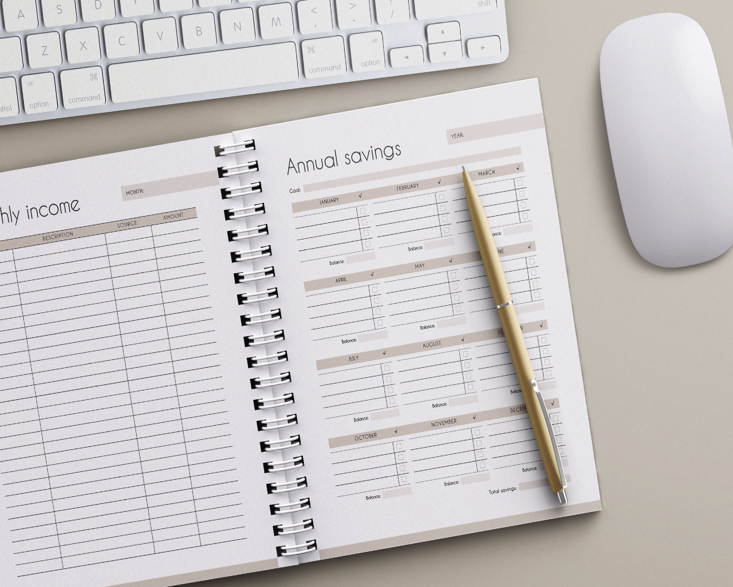 Finance Planner Printable Bundle 70+ Planner Inserts 18 SIZES, Goals ...