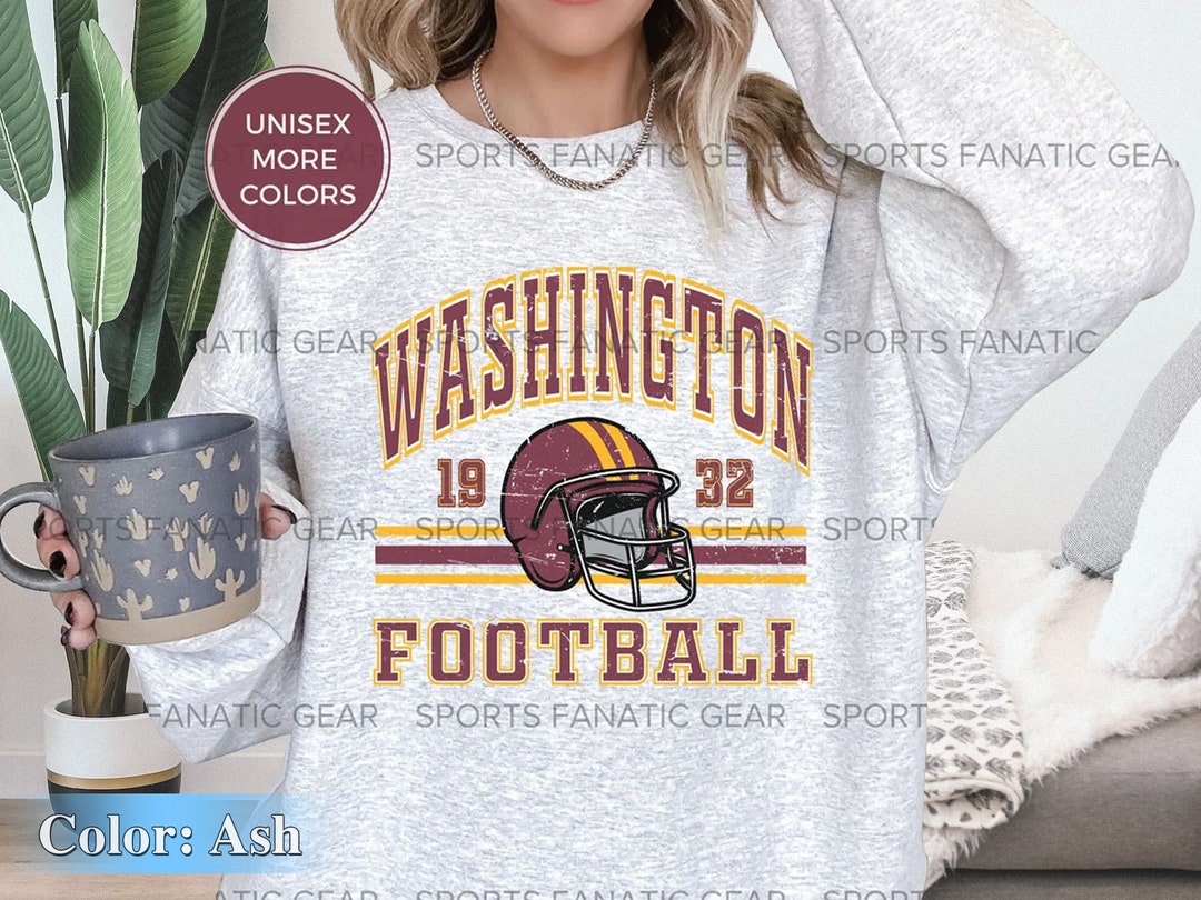 Washington Commanders Vintage Style Crewneck Sweatshirt - Etsy