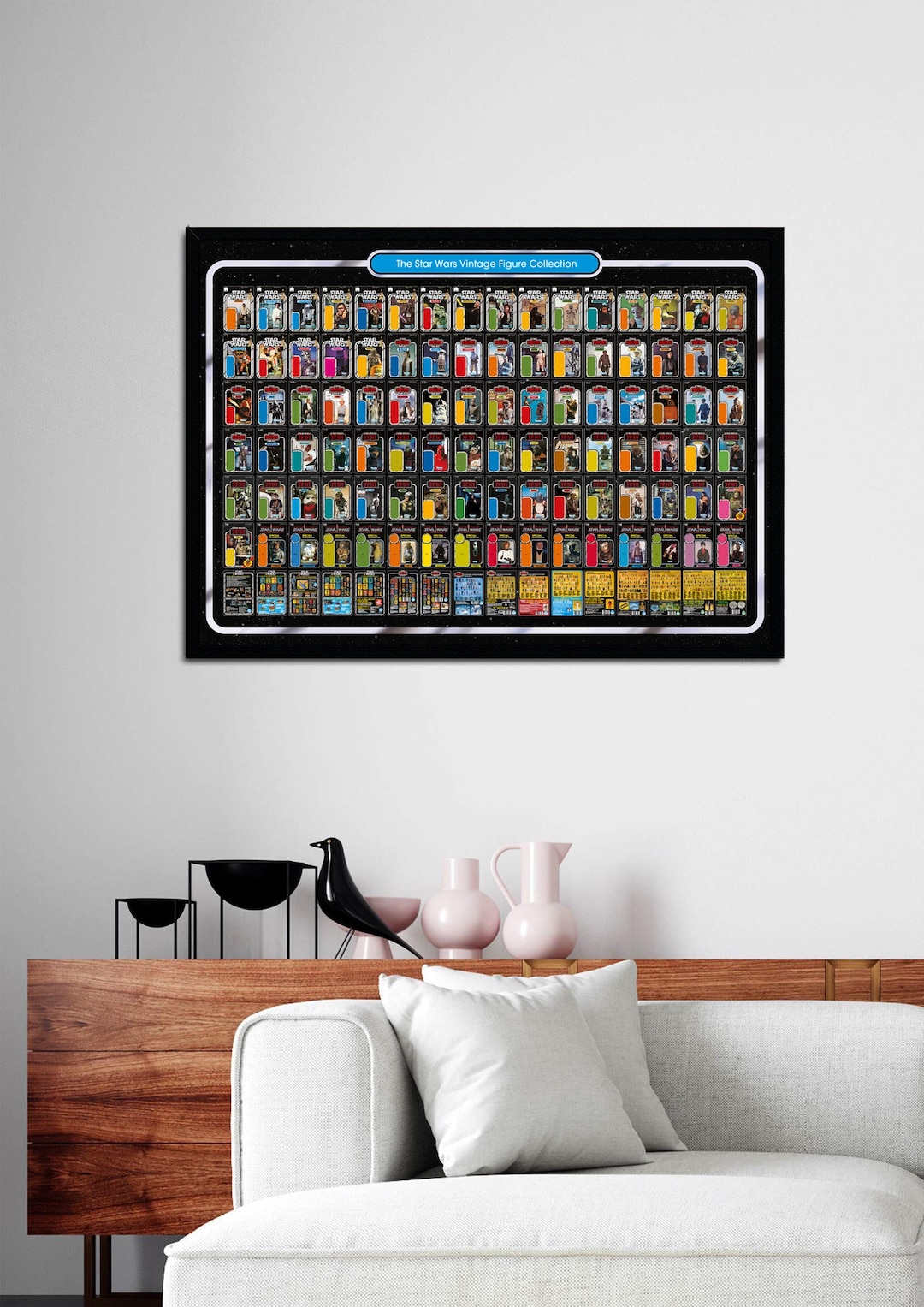 Star Wars A1 Vintage Kenner Backing Card Poster - Etsy