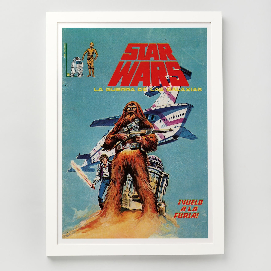 Star Wars Spanish Comic A3 Print – 1978 La Guerra De Las Galaxias - Etsy