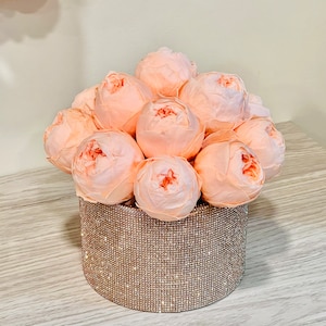 Preserved PEONIES in a Crystal Box - Forever PEONIES - Infinity PEONIES ...