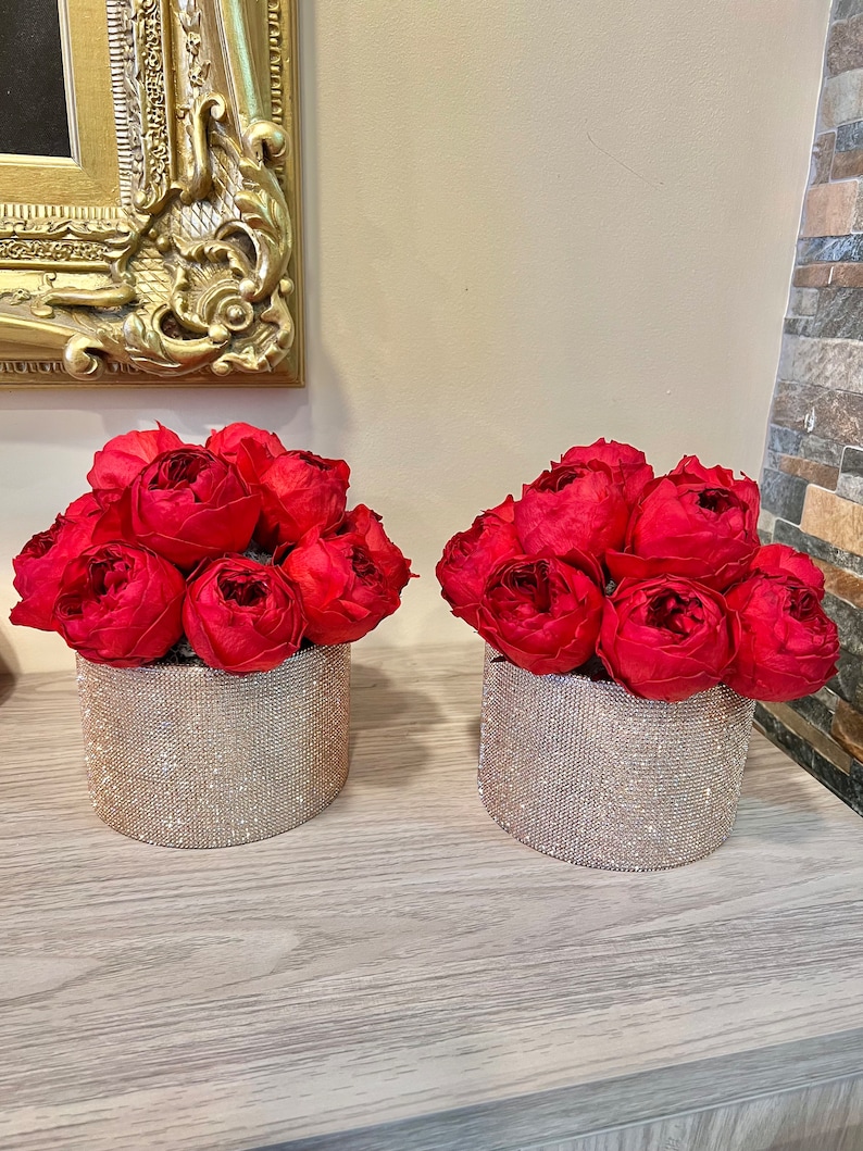 Preserved PEONIES in a Crystal Box Forever PEONIES - Etsy