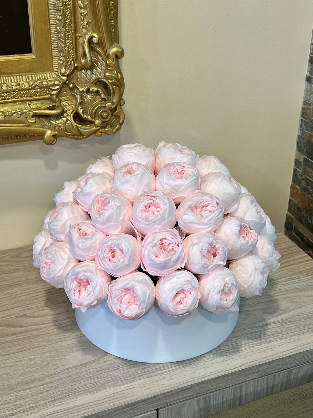 NEW Colors Limited Edition Incredible Bouquet Preserved PEONIES in a ...