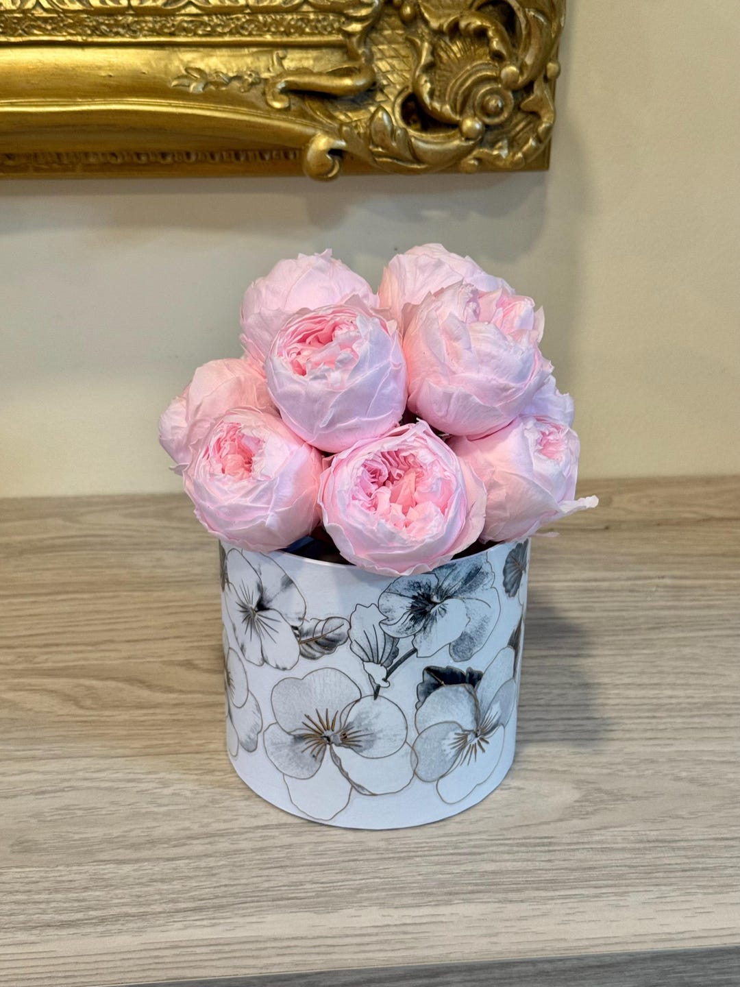 Preserved PEONIES in a 3D Flowers Box - Forever PEONIES - Infinity ...