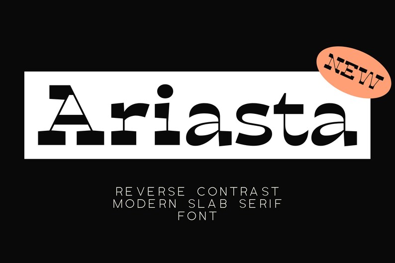 Ariasta - Modern Slab Serif Font - Etsy