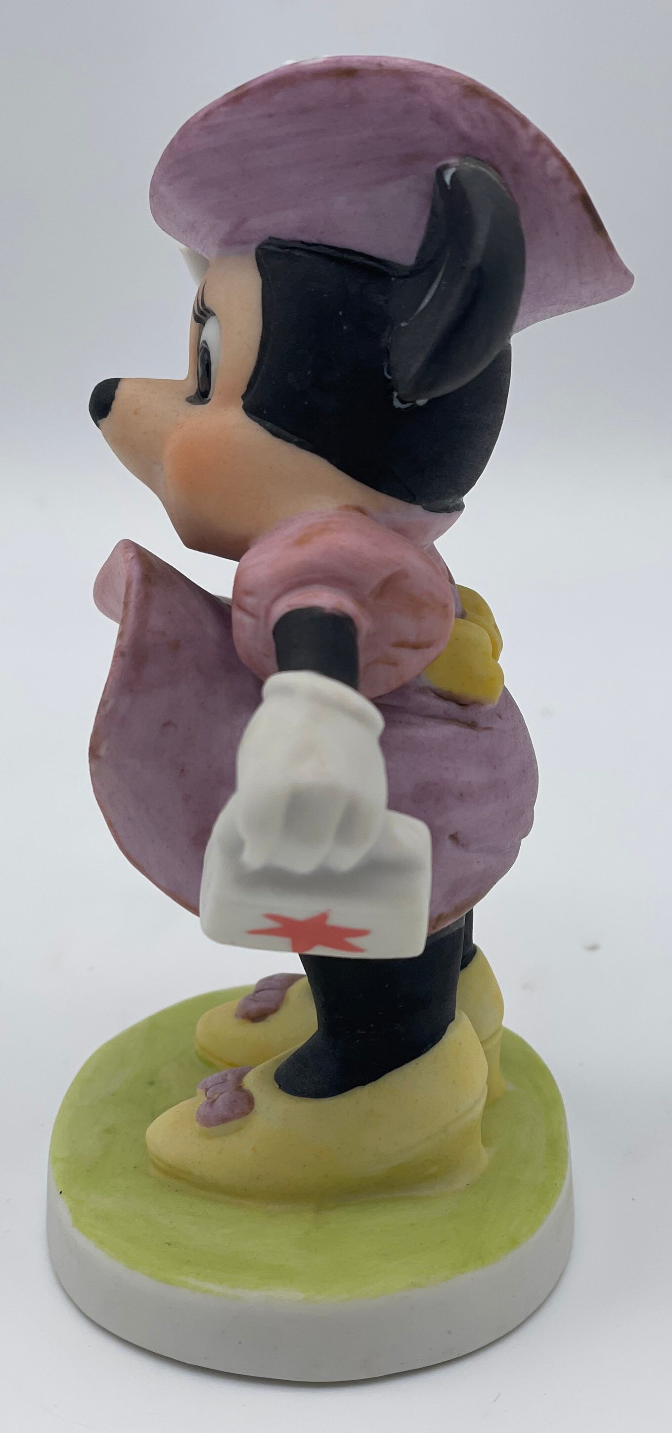 Vintage Disney Minnie Mouse Porcelain Figurine | Etsy