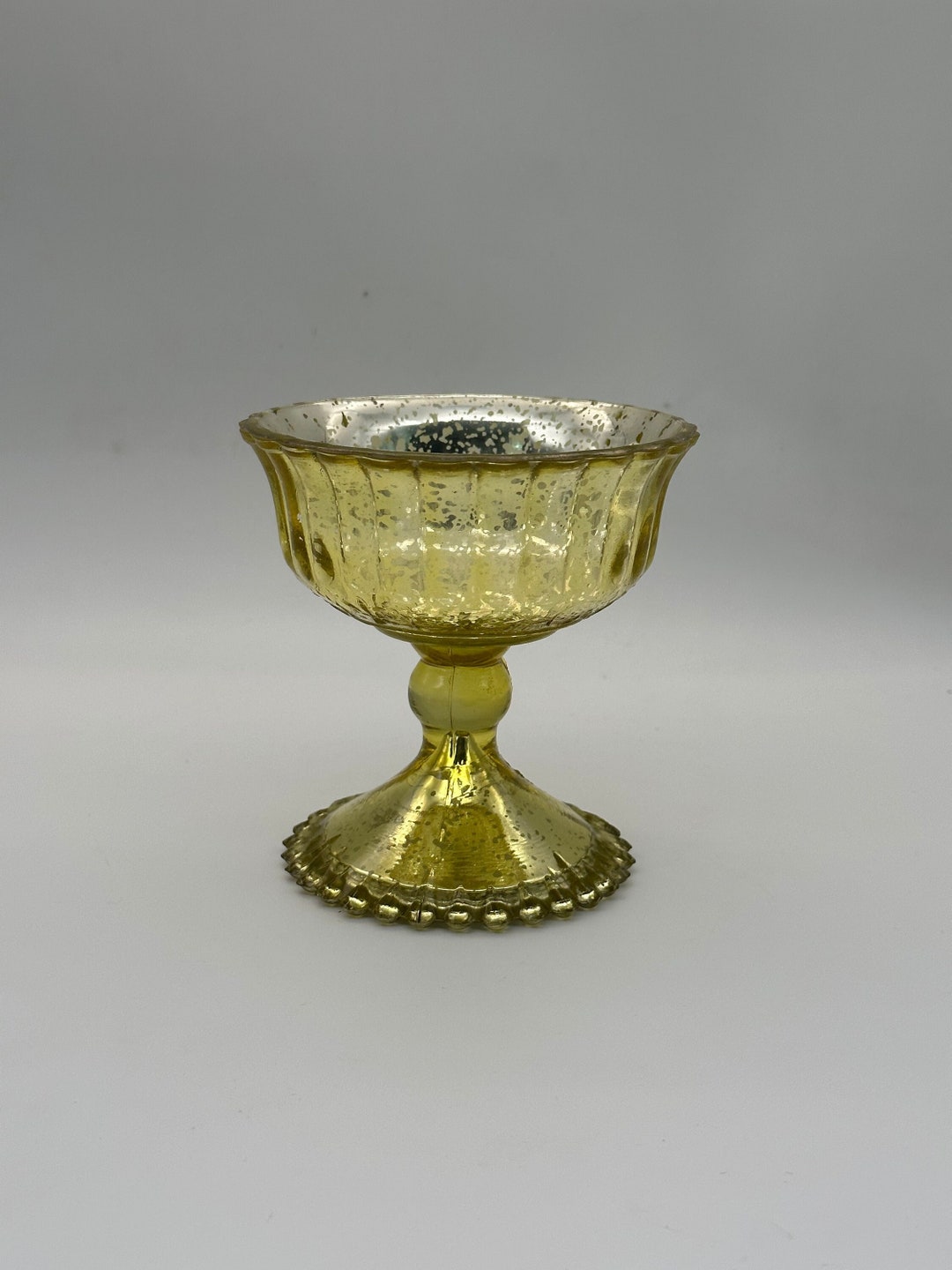 Antique Style Glass Compote Bowl Vase - Etsy