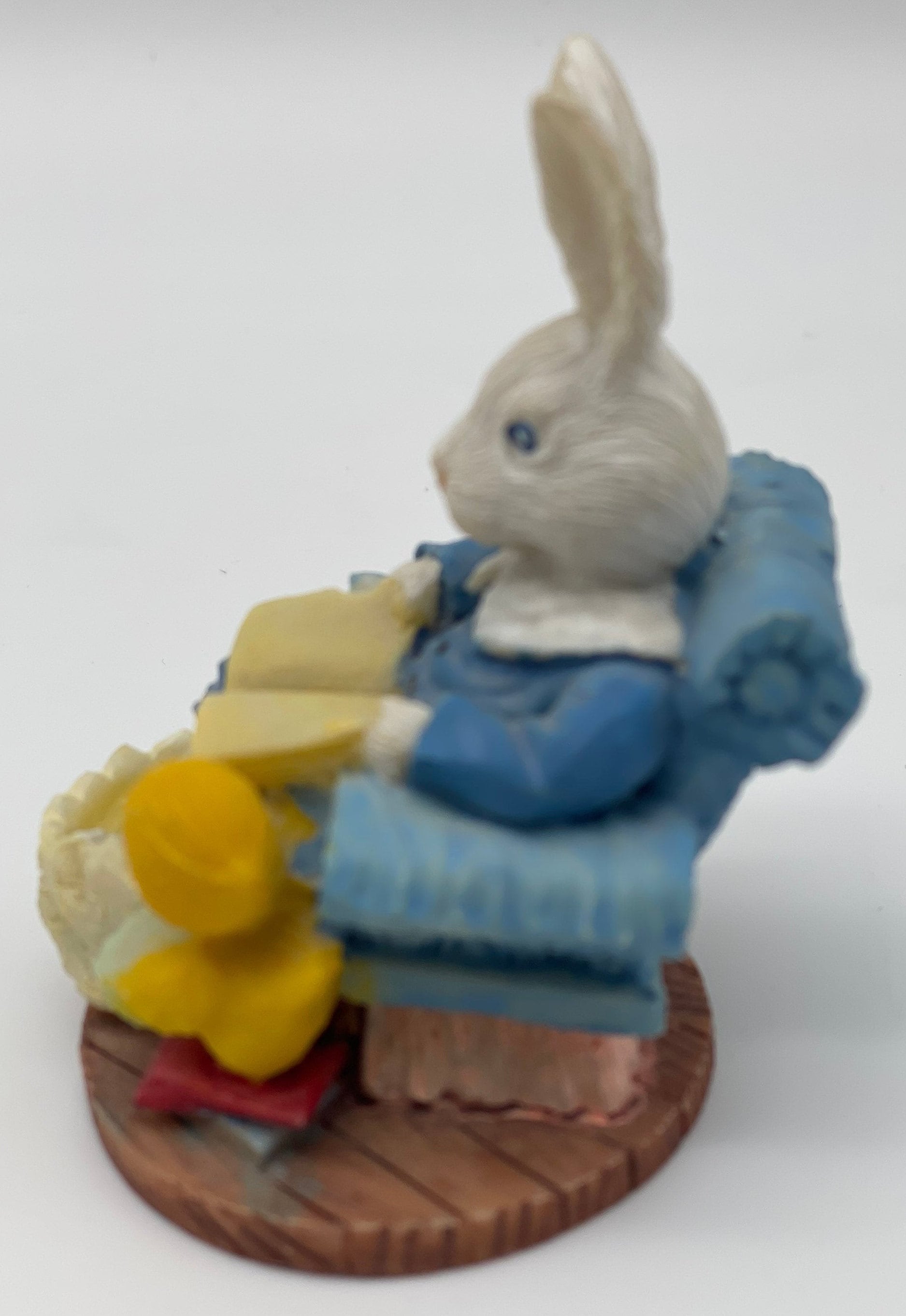 Vintage Bunny Rabbit Resin Figurine | Etsy