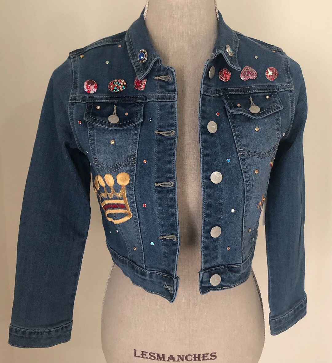 Girls Custom Denim Jacket - Etsy