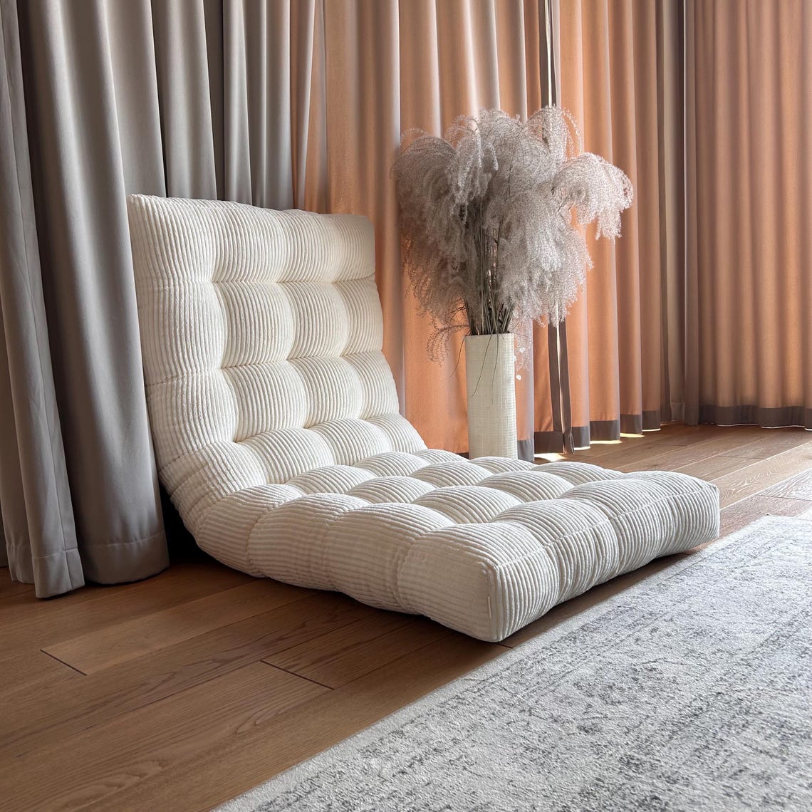 Bench Cushion | Tufted Floor Cushion | Cozy Reading Corner Cushion ...