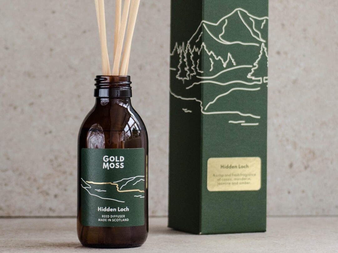 Hidden Loch | Fresh Cassis Jasmine Scented Reed Diffuser Made in Scotland UK, Adventure, Home ...
