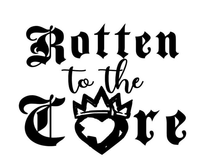 Rotten to the Core SVG - Etsy