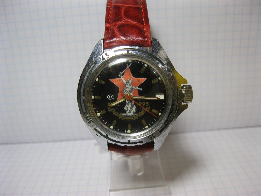 Vostok Watch Russian Commander's Watch, USSR Clock, Ship Captain's ...
