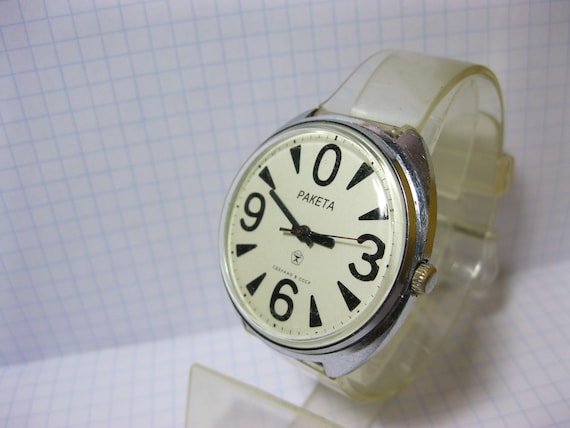 Raketa watches Big Zero Soviet Big Zero Rocket Watch… - Gem