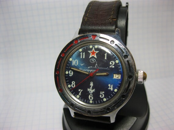 Vostok watch, amphibian, Russian commander's watch, U… - Gem