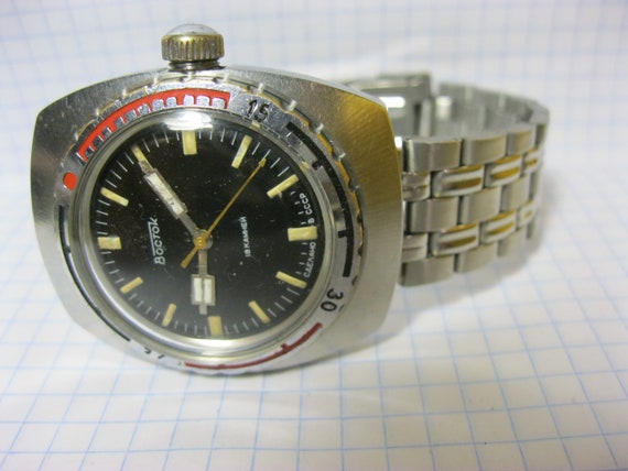 Vostok watch, amphibian, Russian commander’s watch, U… - Gem