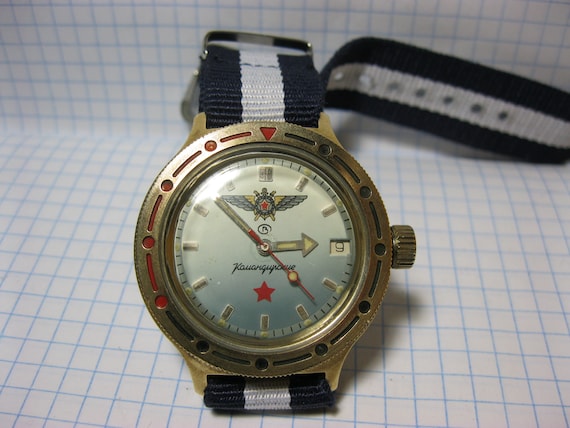 Vostok watch, amphibian, Russian commander’s watch, U… - Gem