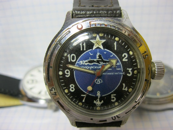 Vostok watch, amphibian, Russian commander’s watch, U… - Gem