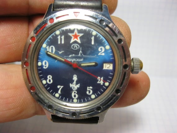 Vostok watch, amphibian, Russian commander's watch, U… - Gem