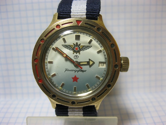 Vostok watch, amphibian, Russian commander’s watch, U… - Gem