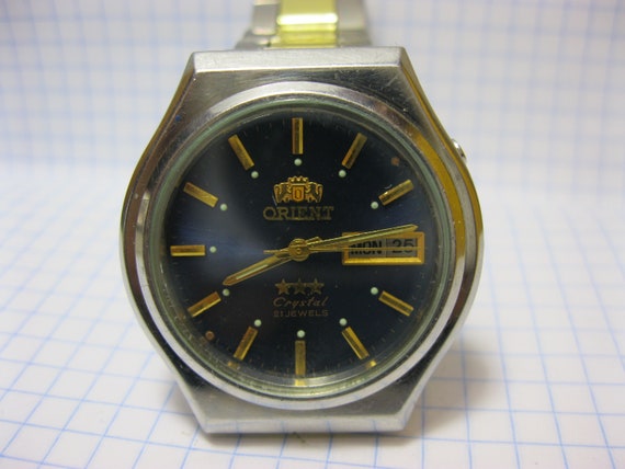 Orient crystal, japanese watch, vintage japan, orient… - Gem