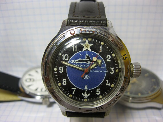 Vostok watch, amphibian, Russian commander’s watch, U… - Gem