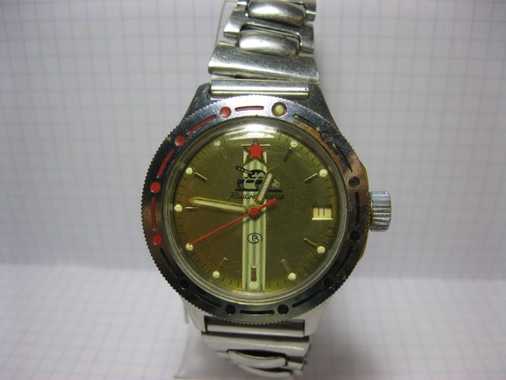 Vostok watch vintage collection for men ussr gilding … - Gem