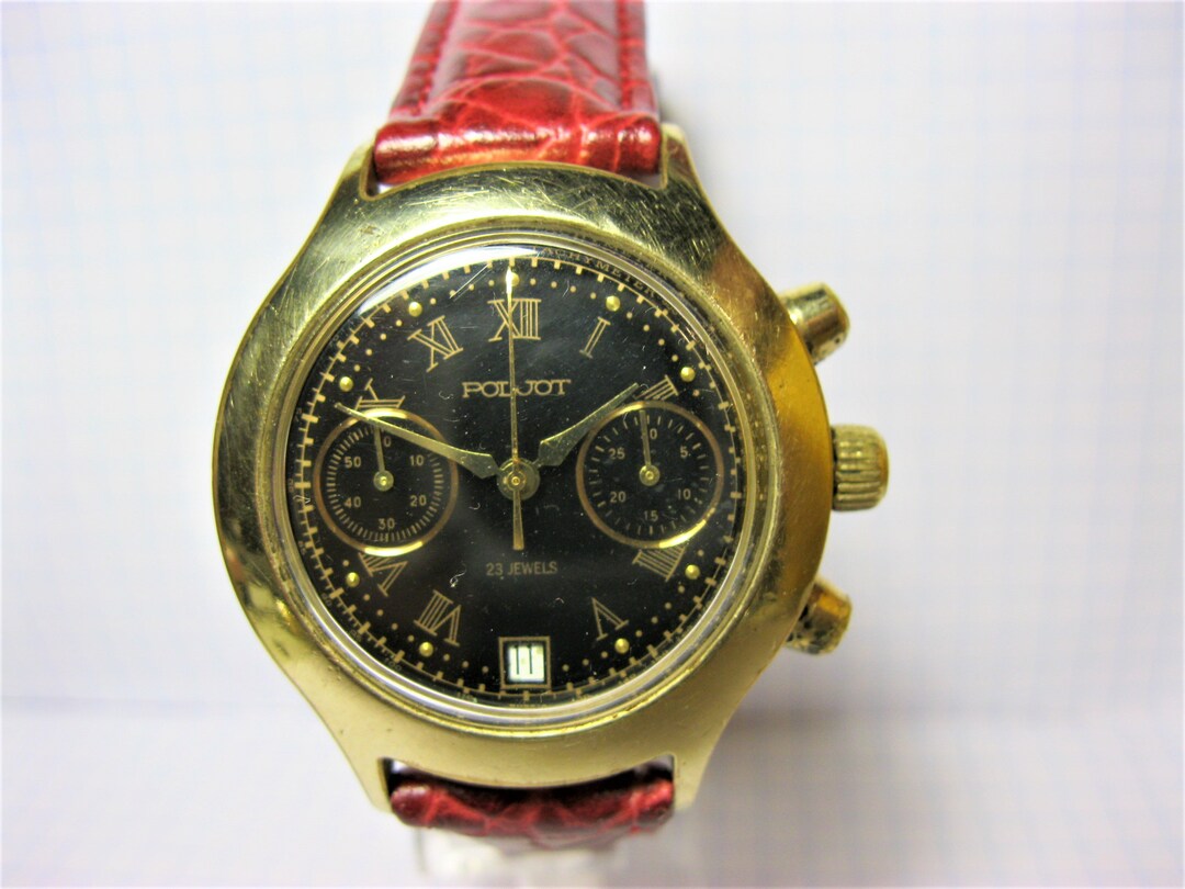 Wristwatches Vintage STURMANSKIE Chronograph Poljot 3133, CCCP USSR - Etsy