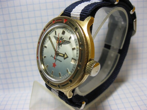 Vostok watch, amphibian, Russian commander’s watch, U… - Gem