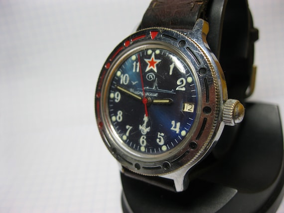 Vostok watch, amphibian, Russian commander's watch, U… - Gem
