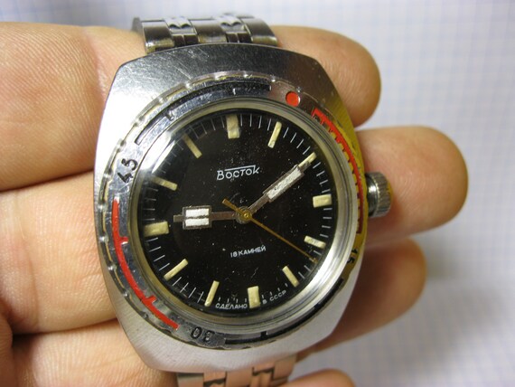 Vostok watch, amphibian, Russian commander’s watch, U… - Gem
