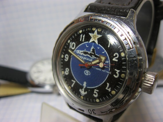 Vostok watch, amphibian, Russian commander’s watch, U… - Gem