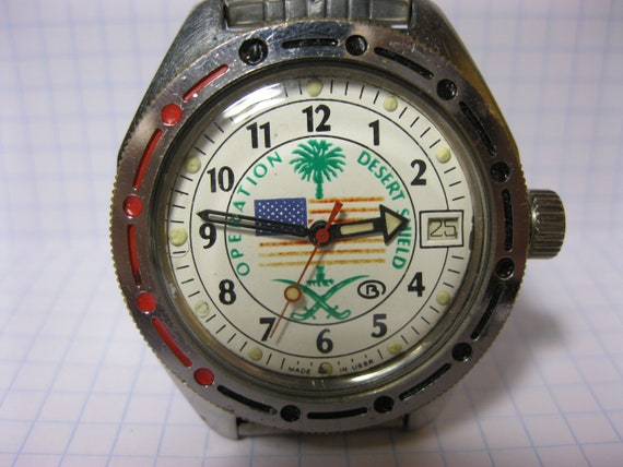 Vostok watch, amphibian, Russian commander’s watch, U… - Gem