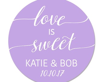 Love is Sweet Labels | Etsy