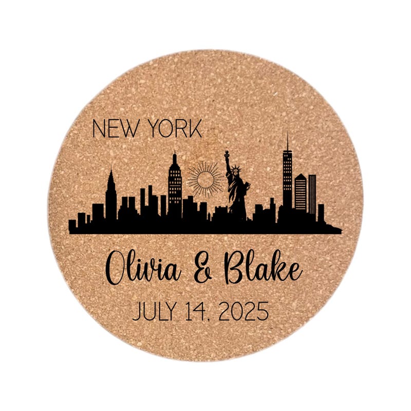 Nyc Cork Coasters - Etsy