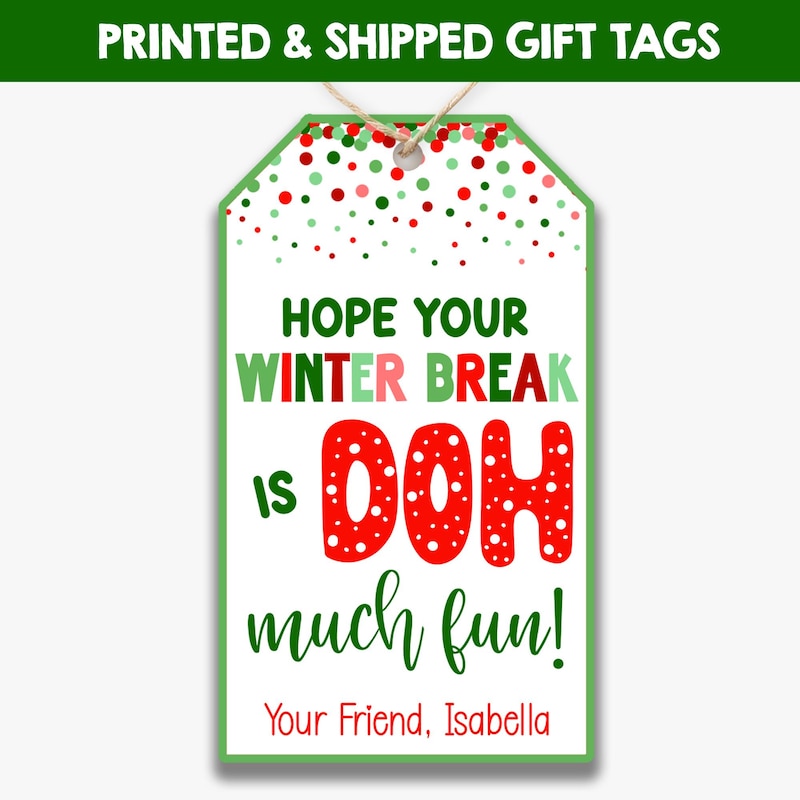 Christmas Treat Tags - Etsy