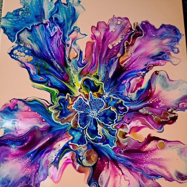 Fluid Pour Painting - Etsy