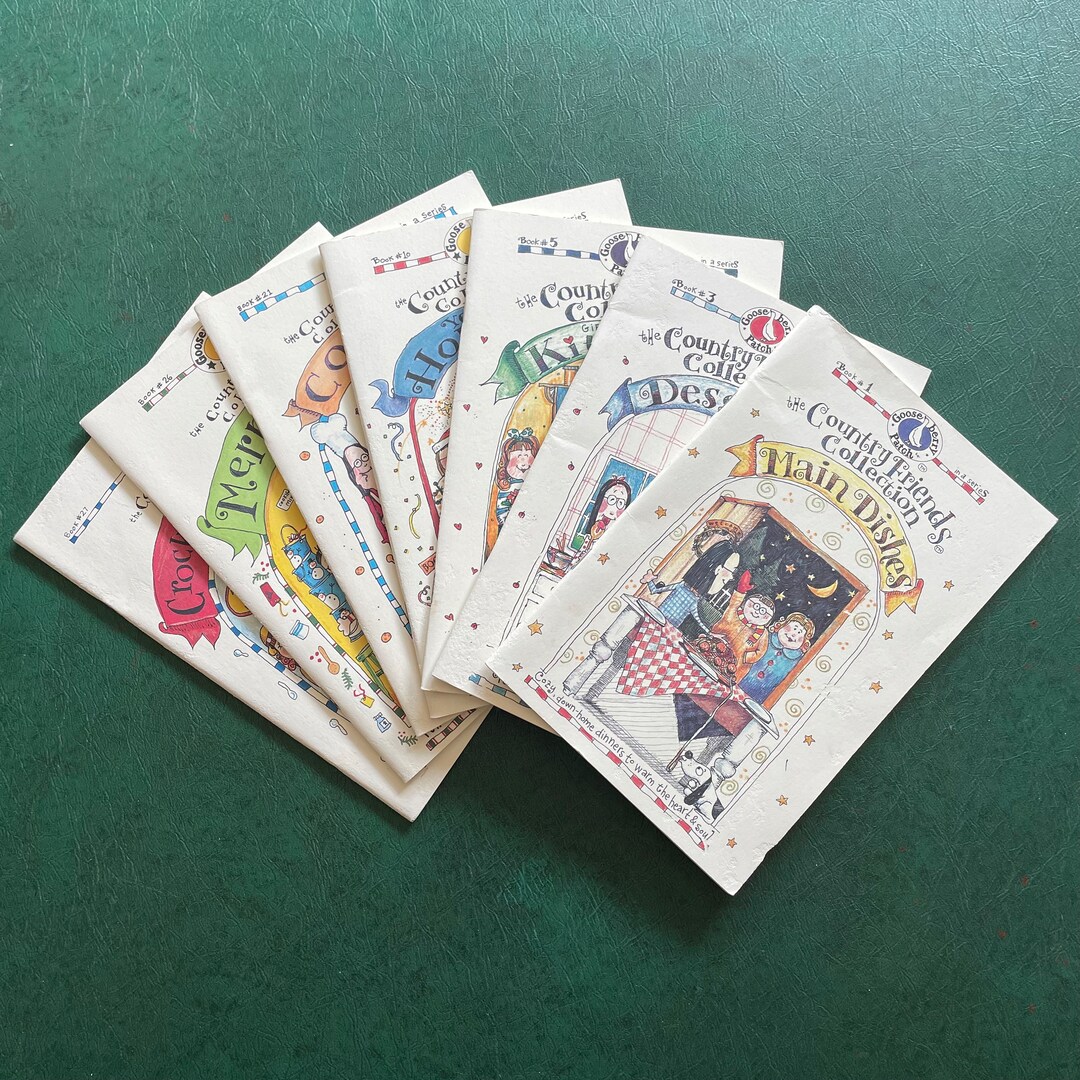 1996-2000 Gooseberry Patch Country Friends Collection books - Etsy