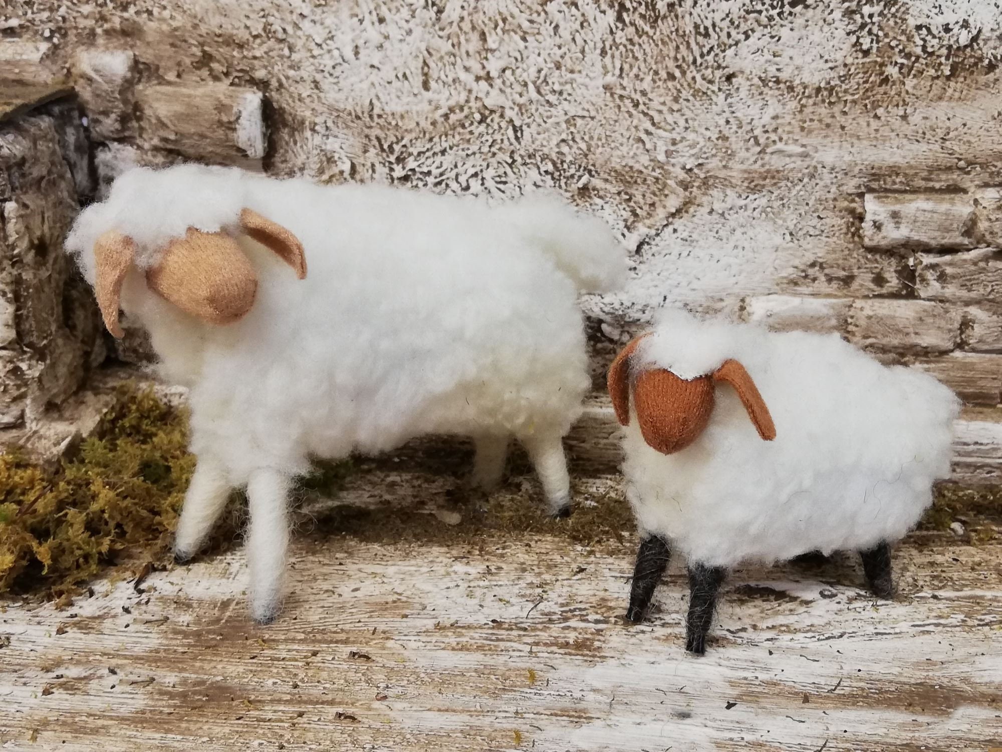 Sheep Movable - for Nativity Figures, Story Figures 12 Cm 15 Cm 20 Cm ...