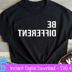 Be Different SVG PNG Cut File Digital Download Silhouette Cricut ...