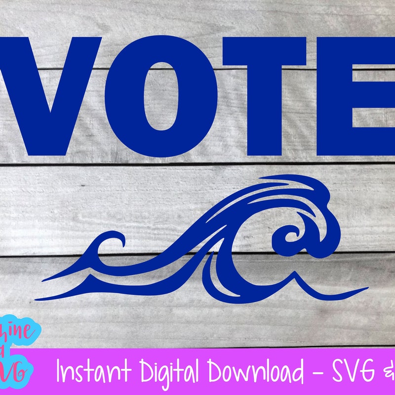 Blue Wave Transfer - Etsy